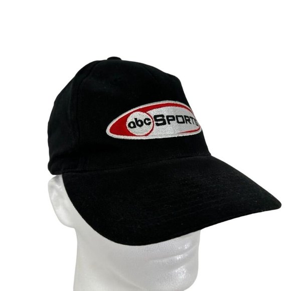 ABC Sports | Accessories | Vintage Abc Sports Hat Black Red White Dad ...